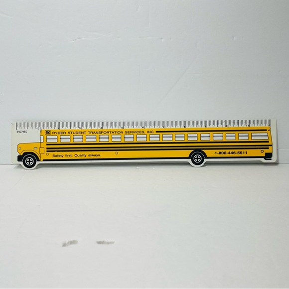 Office | Yellow School Bus Ruler Ryder Student Transportation Services ...